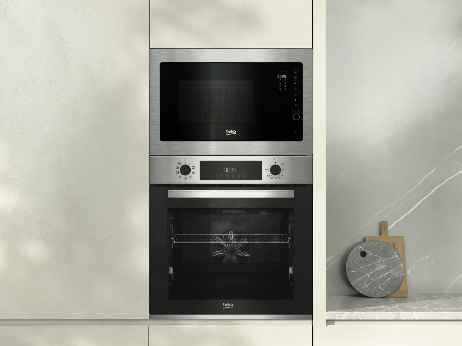 Micro-ondes et grill encastrable BMGB25332BG | Beko