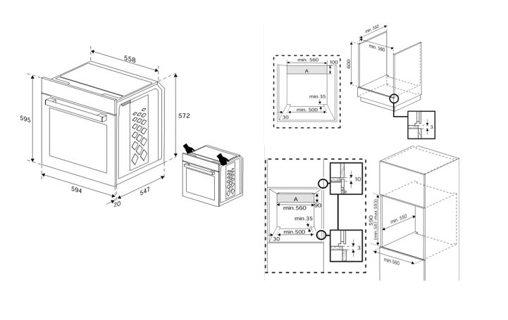 Four encastrable BBIE12100X | Beko