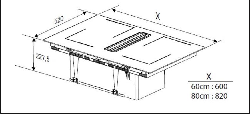Table de cuisson encastrable HIXI64700UF | Beko