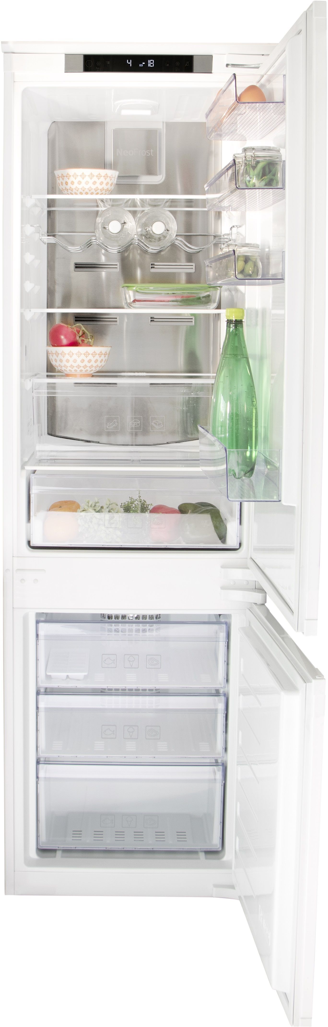 Réfrigérateur / Congélateur encastrable BCNA275E2S | Beko