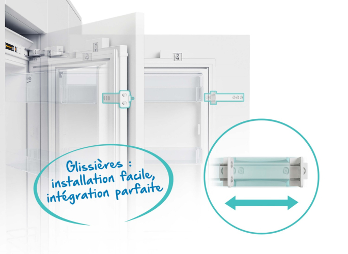 Réfrigérateur / Congélateur encastrable BCSA285K4SN | Beko